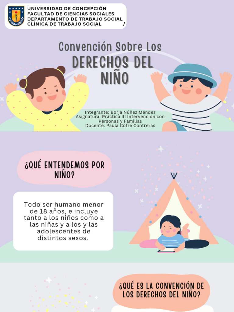 Derechos del Niño y su Convención | PDF | Derechos de los niños ...