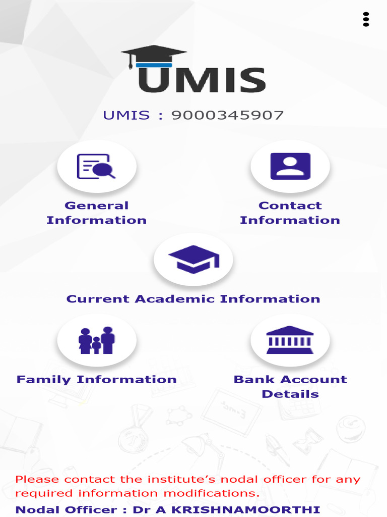 UMIS 9000345907: Contact & Info Guide | PDF