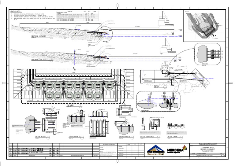 Candrian Jetty Fender Placement Plan | PDF | Concrete | Building ...