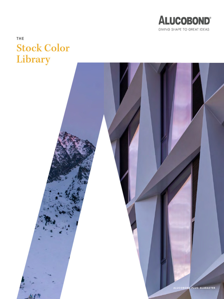 Alucobond - StockColors - Trifold - 020822 (Reduced) | PDF | Paint ...
