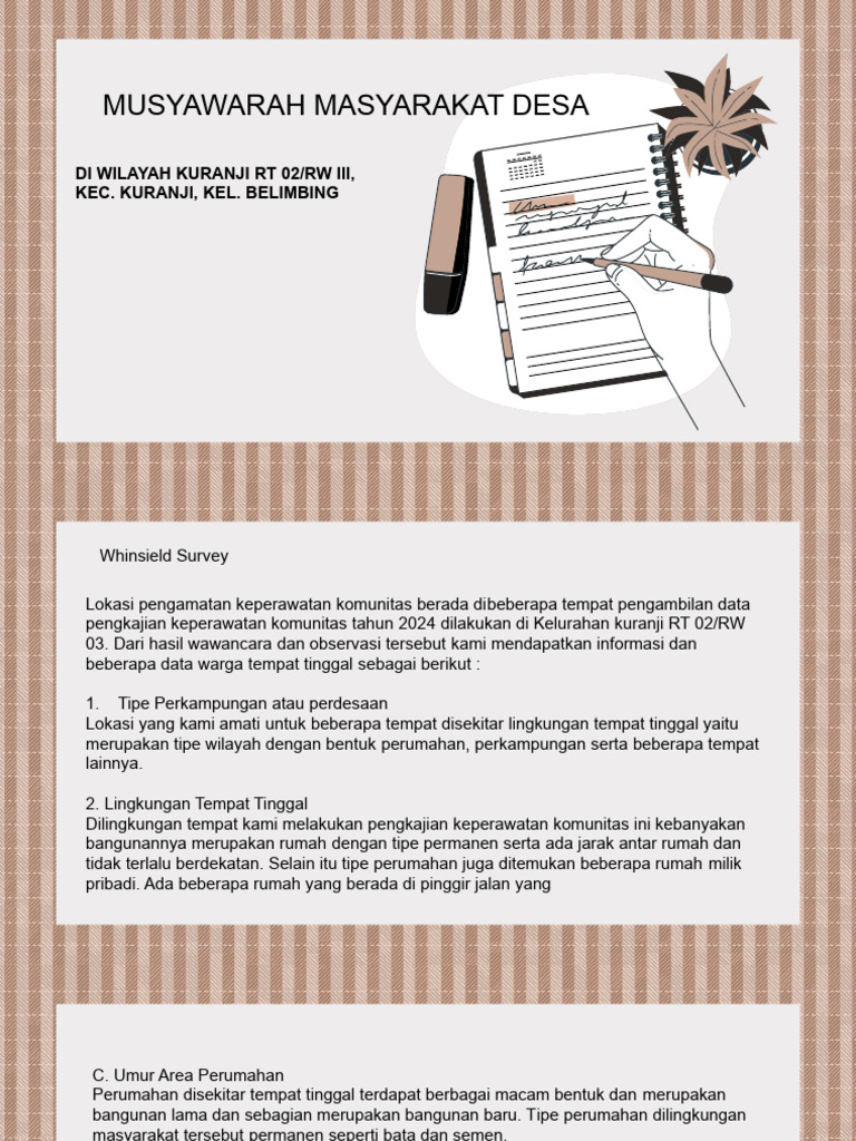 MMD Komunitas Kel 1 | PDF | Kesehatan Holistik