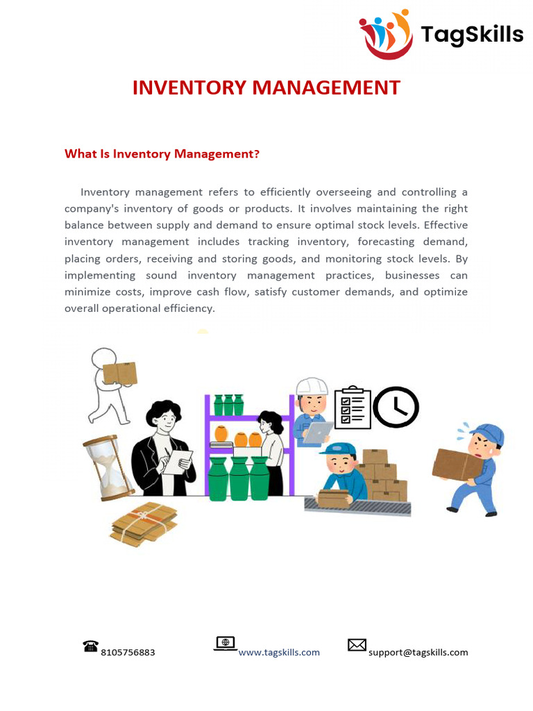 Inventory Management | PDF | Inventory | Lean Manufacturing
