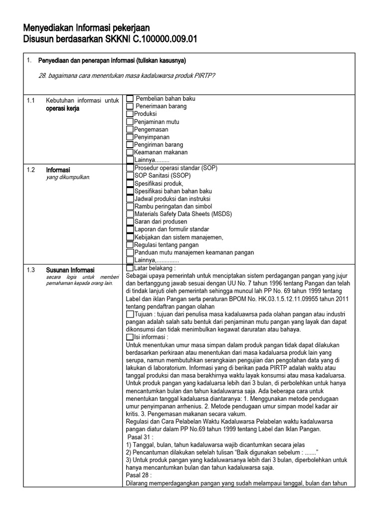 Panduan Penentuan Kadaluwarsa Pangan | PDF | Kesehatan Holistik