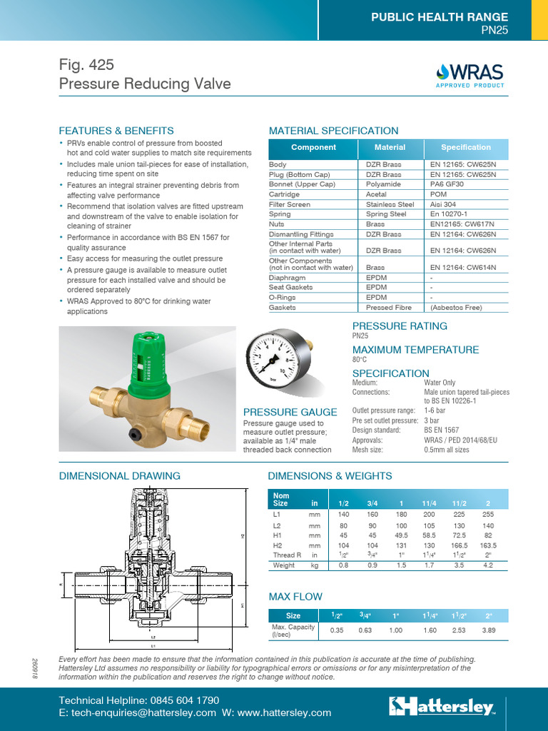 Fig.-425-PRV PH Hatt DS 260918 | PDF | Valve | Mechanical Engineering