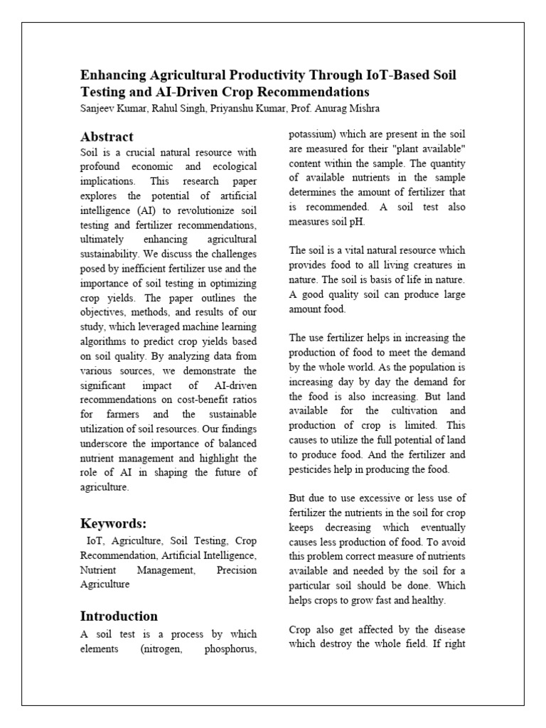Reasearch Paper (New Format) | PDF | Artificial Intelligence ...