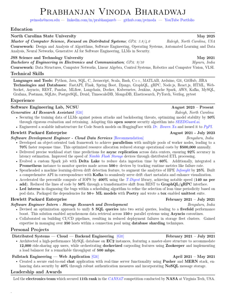 Resume.pdf | PDF | Apache Spark | Computer Programming