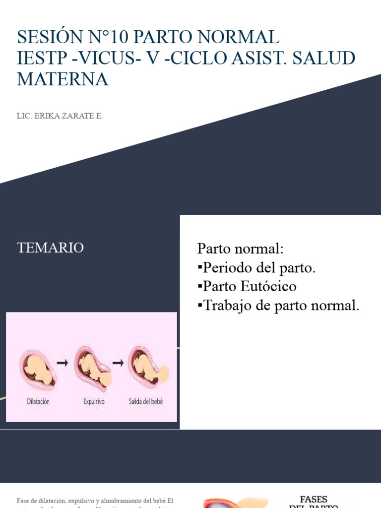 Fases del Parto Normal y Consejos | PDF | Parto | La salud de la mujer