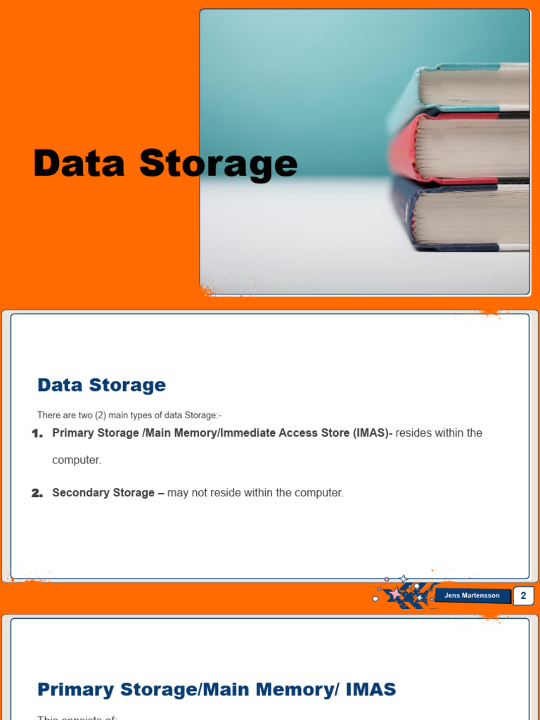 Data Storage | PDF | Computer Data Storage | Read Only Memory