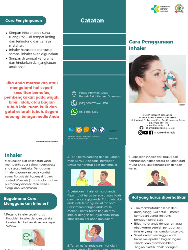 Panduan Penggunaan Inhaler Asma | PDF
