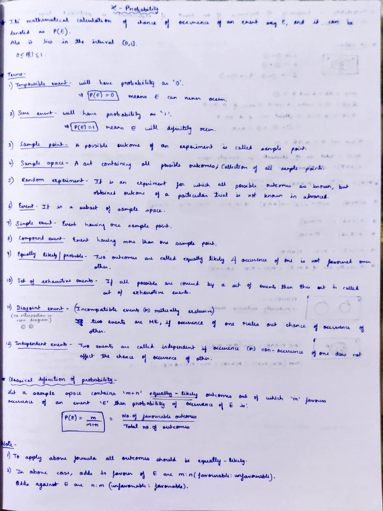 Probability (Concept Strengthening) | PDF