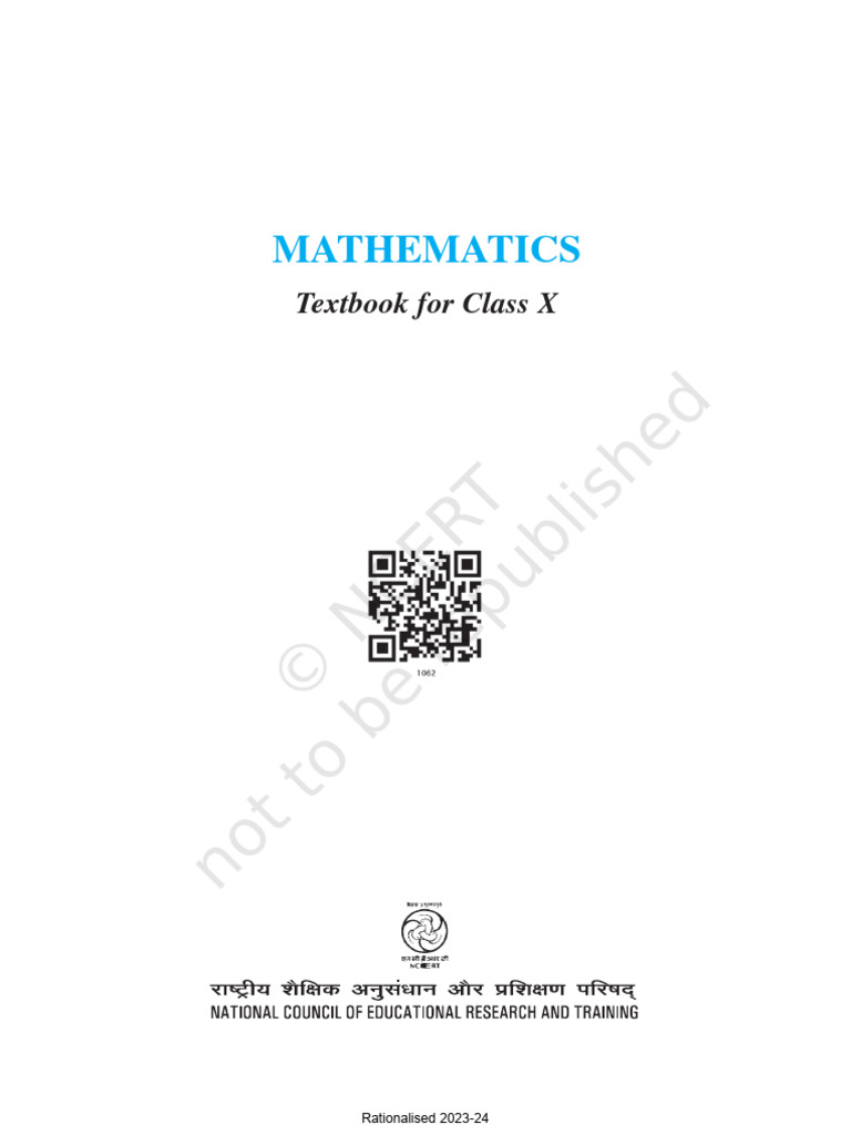 Class 10 Mathematics Textbook 2023-24 | PDF | Prime Number | Factorization