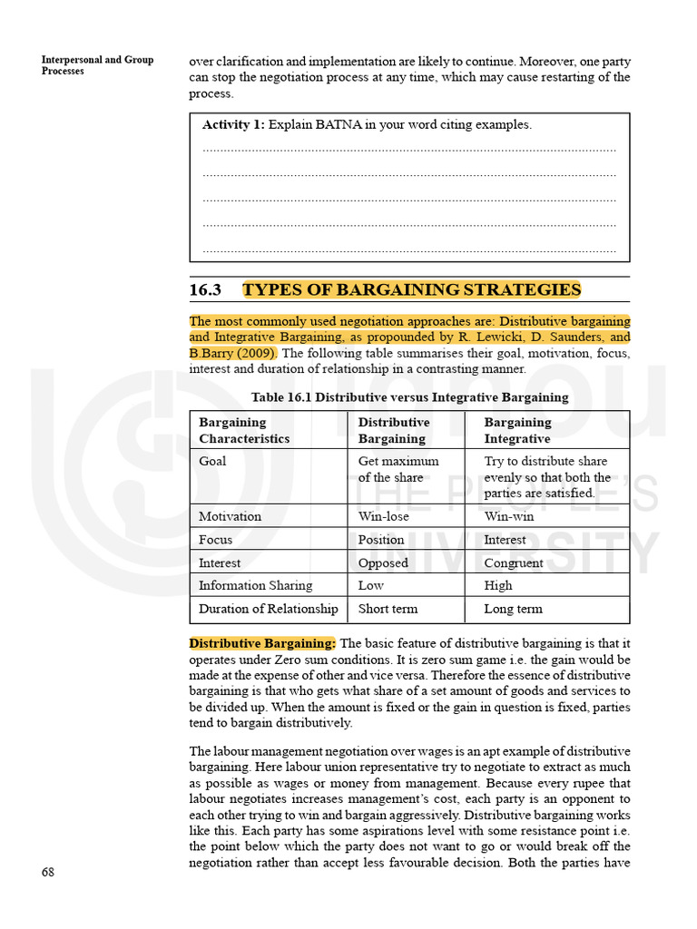 Negotiation Strategies | PDF | Negotiation | Bargaining