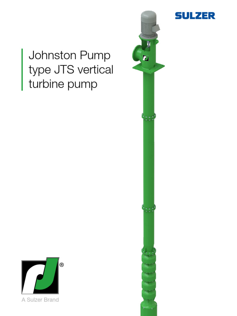 Johnston Pump Jts Vertical Turbine Pump | PDF | Pump | Bearing (Mechanical)