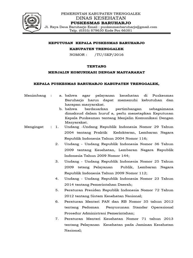 SK Menjalin Komunikasi | PDF