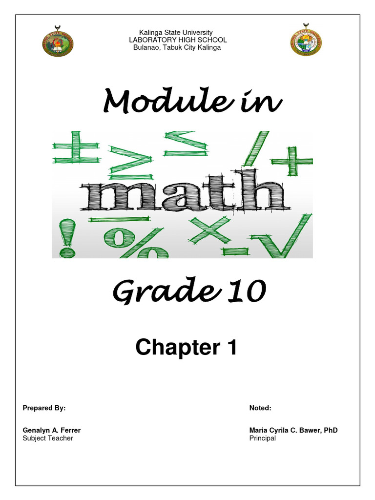 Module 1 3rd Quarter 3 Pdf Cartesian Coordinate System Line