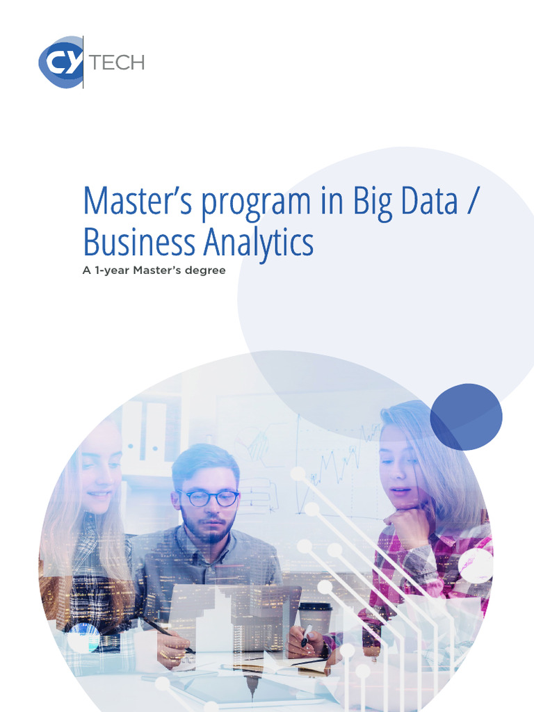 Brochure Master Big Data - ADEO CY Tech | PDF | Business Intelligence | Analytics