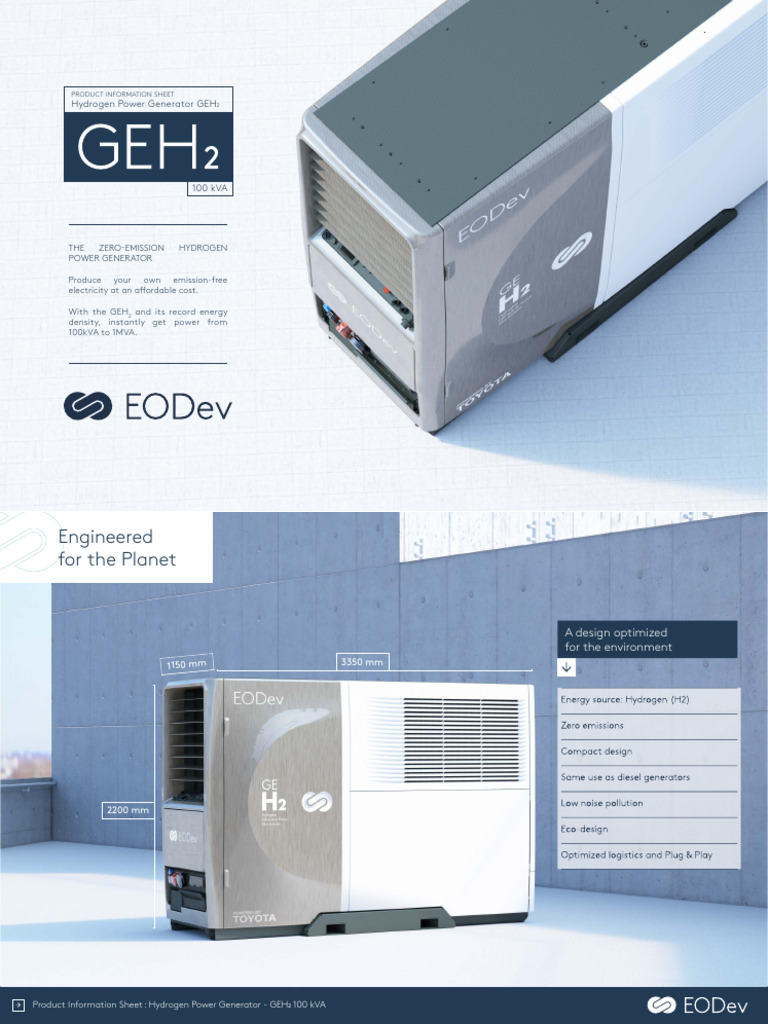 EODev GEH2 Brochure | PDF | Electric Power | Electricity