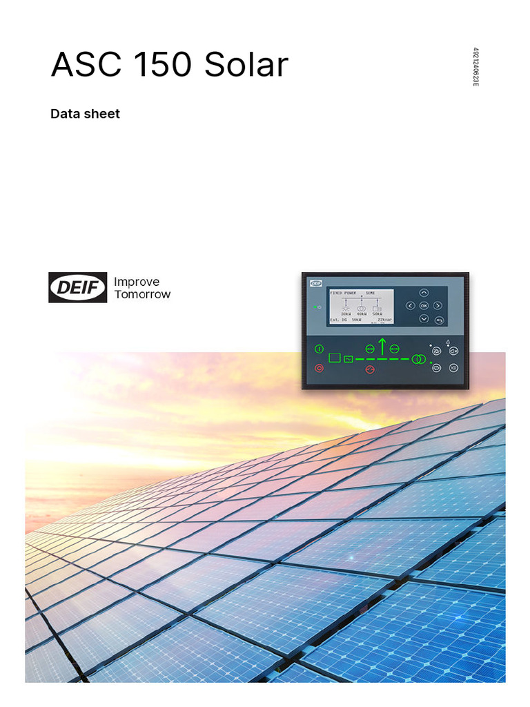 Asc 150 Solar Data Sheet 4921240623 Uk | Download Free PDF | Solar ...