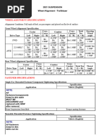 Understanding SAI and Alignment Angles | PDF | Steering | Suspension ...