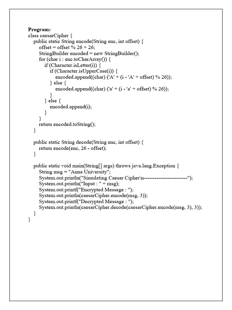 Program | PDF | Encryption | Cipher