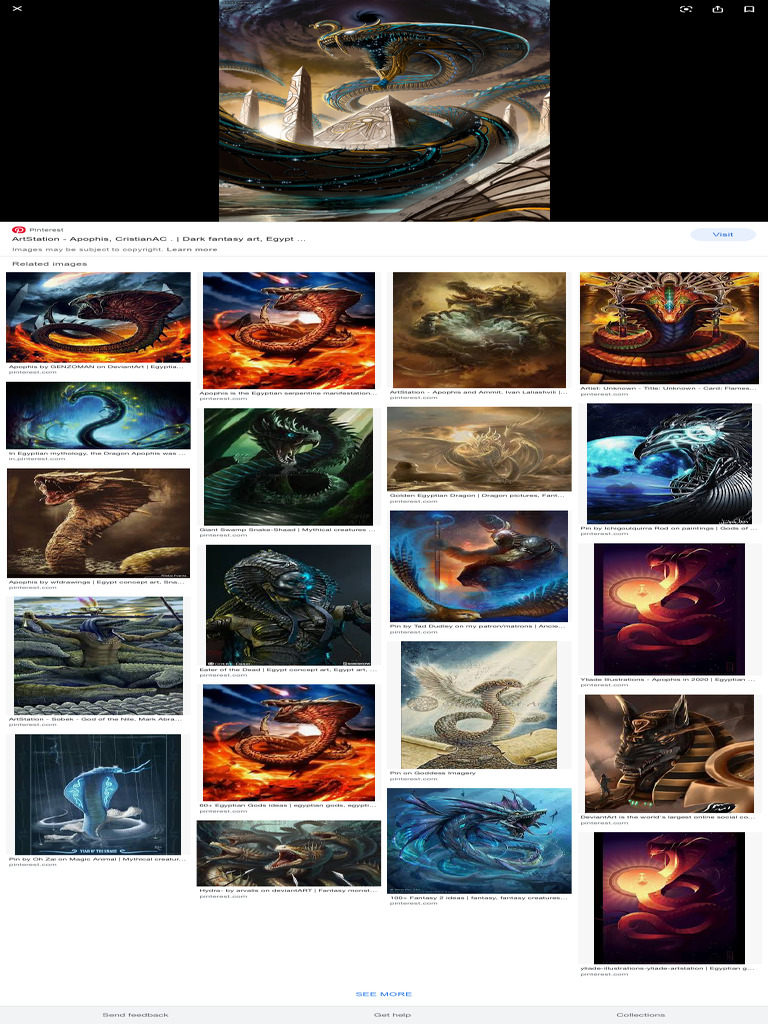 apophis pictures realistic egyptian mythology - Google Search ...