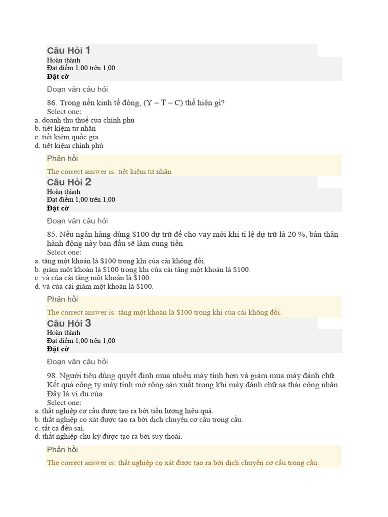 Ôn KTVM Giua Ki | PDF