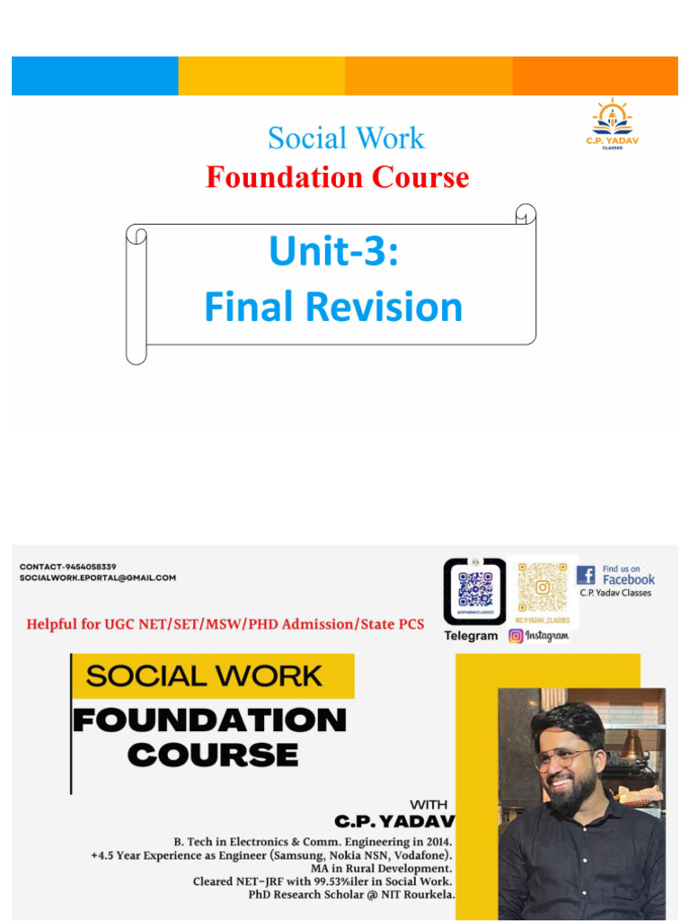 Unit-3 Final Revision (Foundation Course) - I | PDF