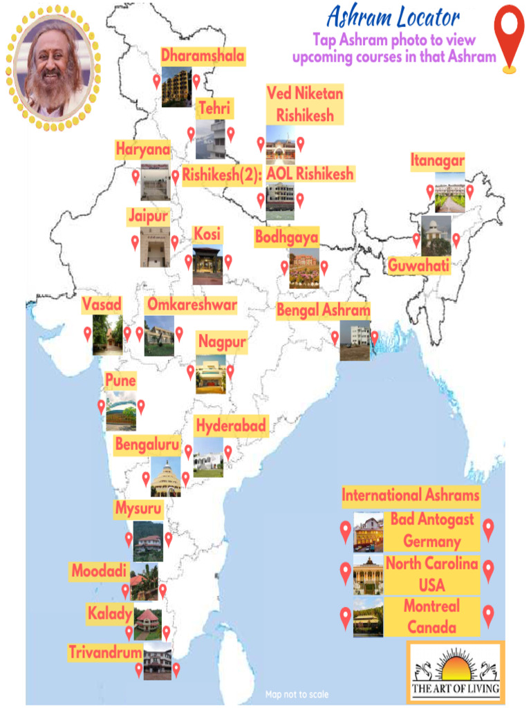Global Art of Living Ashram Locations | PDF