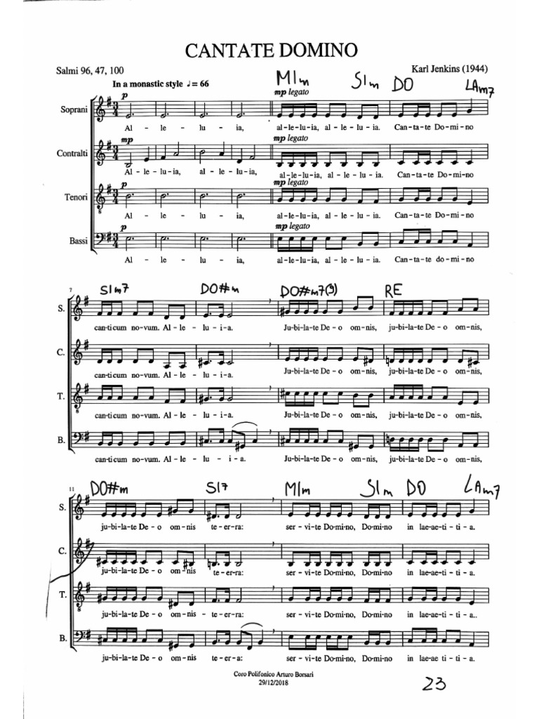 2 1 Cantate Domino Pdf