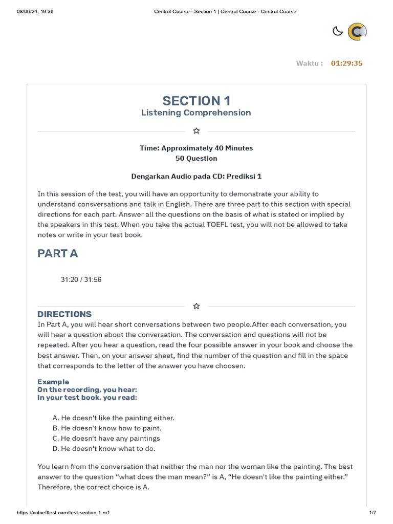 Central Course - Section 1 - Central Course - Central Course | PDF ...