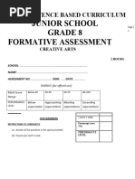Art Grade 6 Notes Term 1 | PDF | Drawing | Composition (Visual Arts)