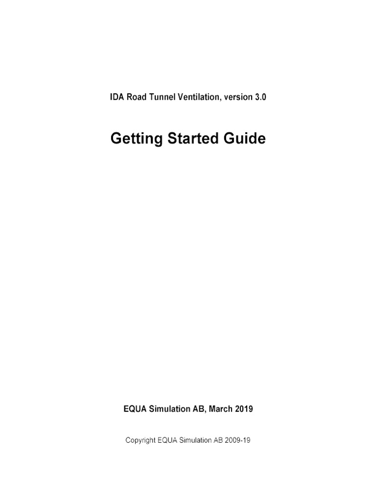 RTV 3 GETTING STARTED IDA Tunnel | PDF