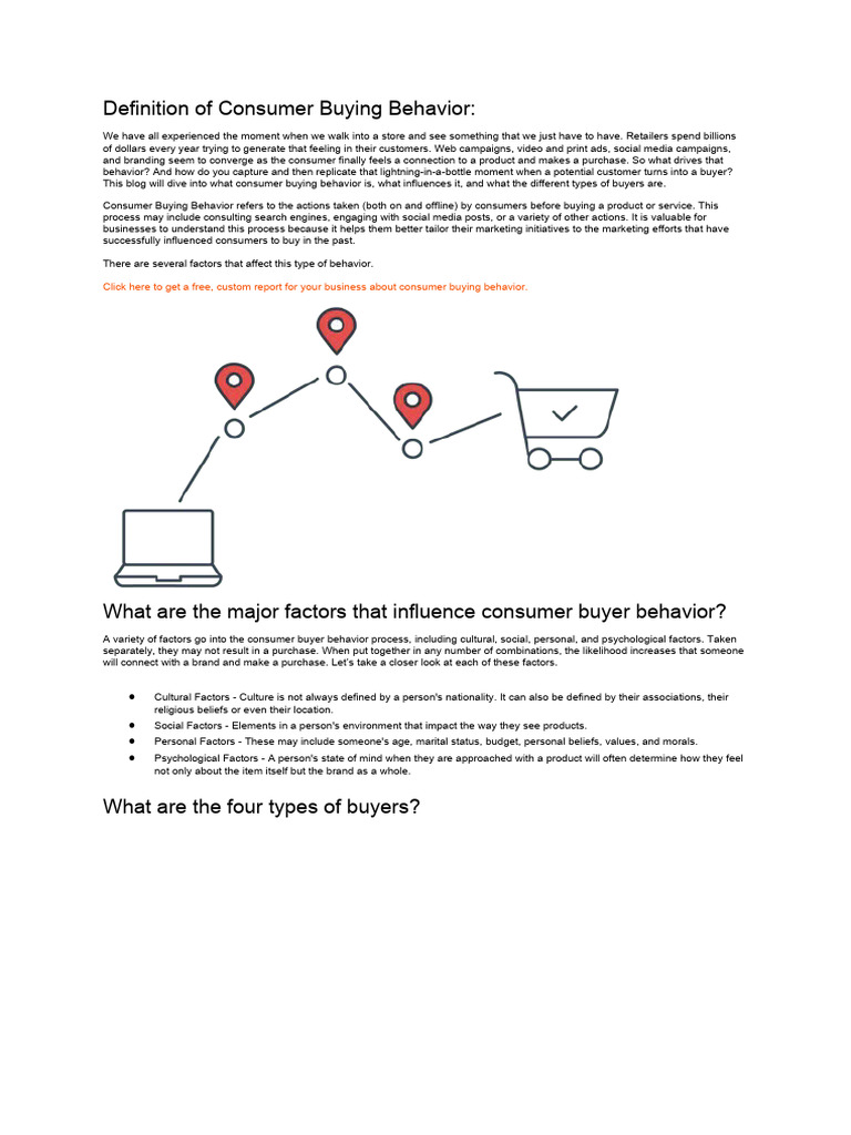 Types of Consumer | Download Free PDF | Behavior | Consumer Behaviour