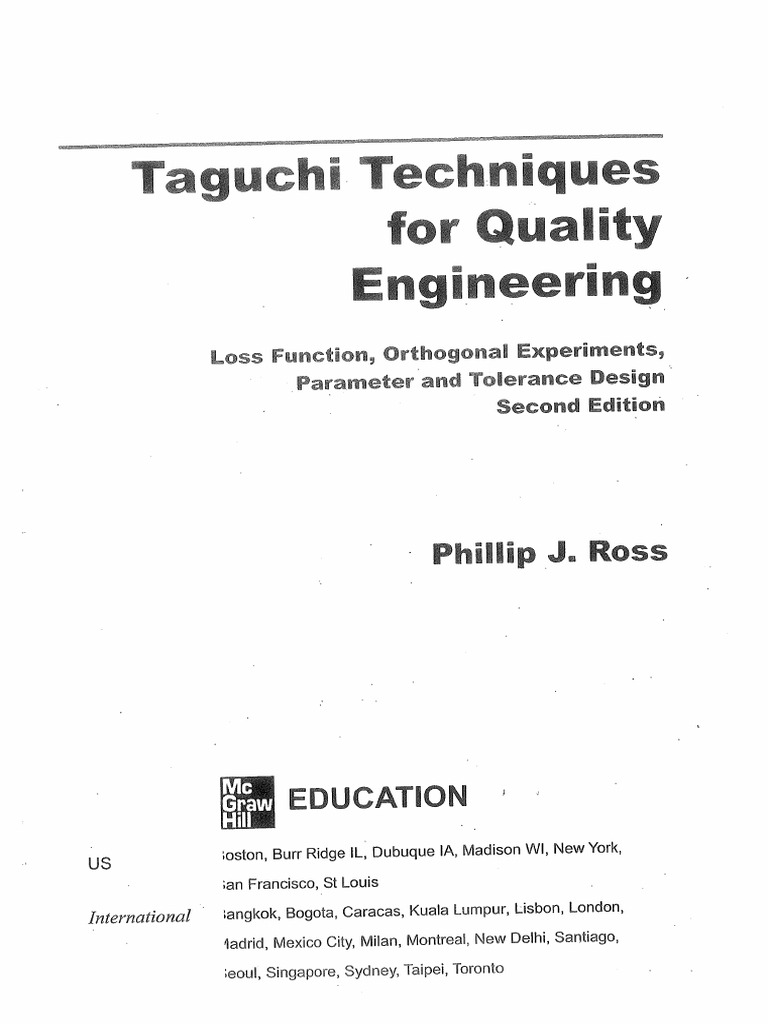 Taguchi | PDF