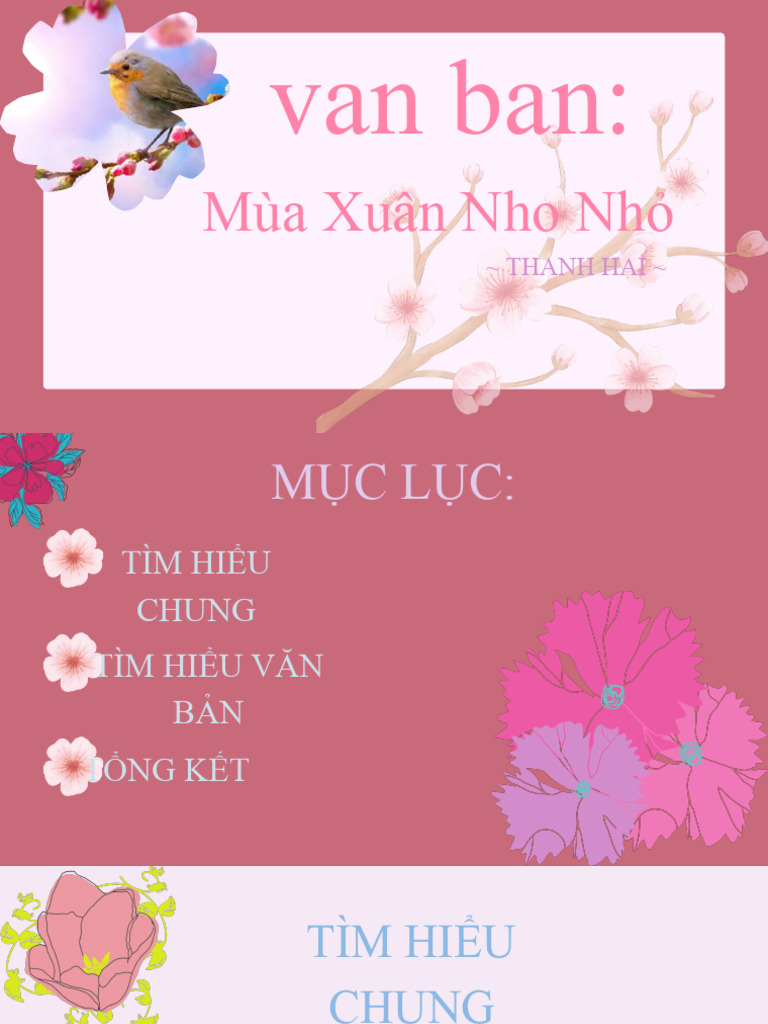 Mùa Xuân Nho Nhỏ | PDF