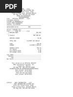 Sample Philippine POS VAT Invoice 1 | PDF