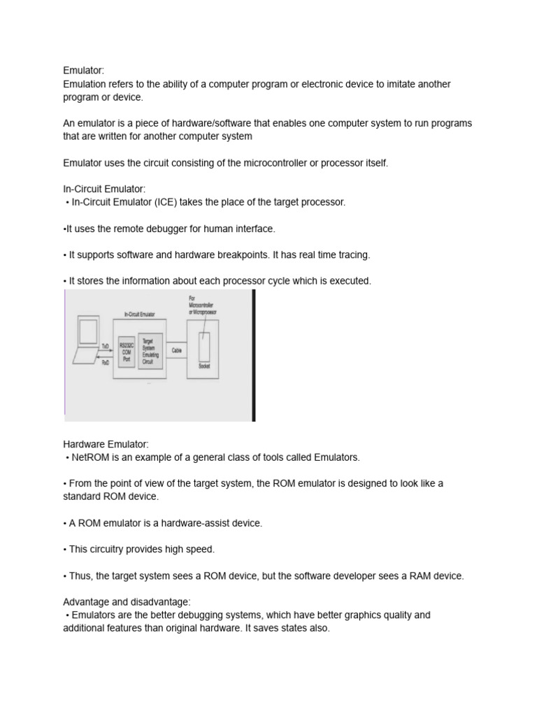 In-Circuit Emulator | PDF | Computers