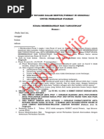 Contoh Akta PERJANJIAN PENGIKATAN JUAL BELI | PDF