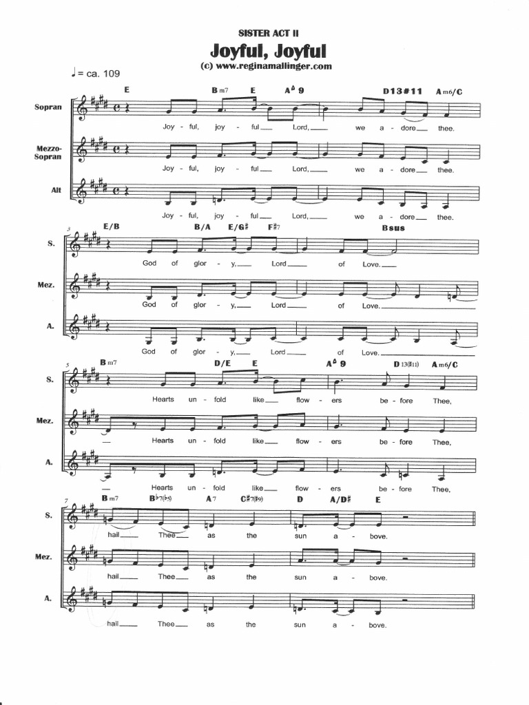 Joyful joyful | PDF