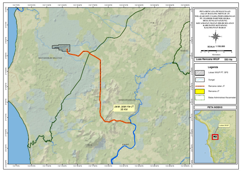 Peta Rencana Jalan Pt. SPS | PDF