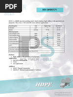 HDPE 5502 Technical Data Sheet | PDF | Materials | Physical Sciences