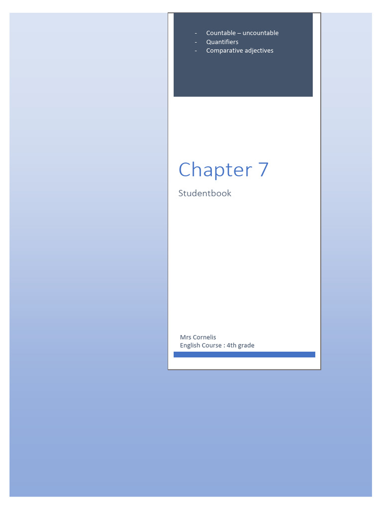 CHAPTER7 Studentbook | Download Free PDF | Language Mechanics | Languages