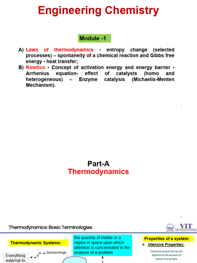 EC Module 1 Modified (2) 1 | Download Free PDF | Catalysis | Reaction Rate