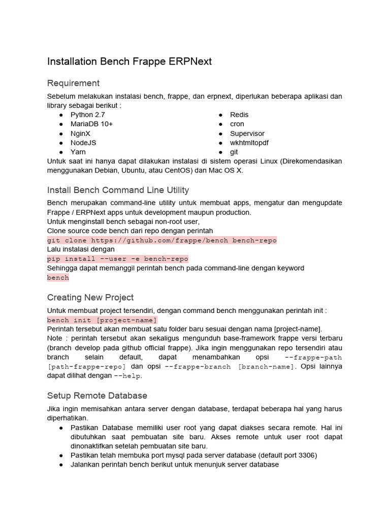 Frappe ERPNext | PDF