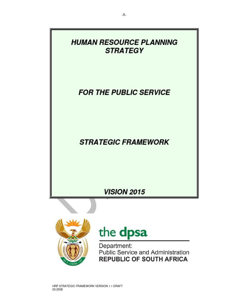 HR Planning STR Framework | PDF | Human Resource Management | Human ...
