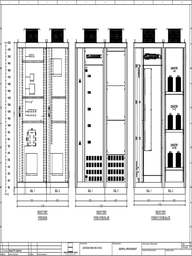 MNK CAP - BANK REPLACEMENT H2200xW1400xD800 1UNIT | PDF