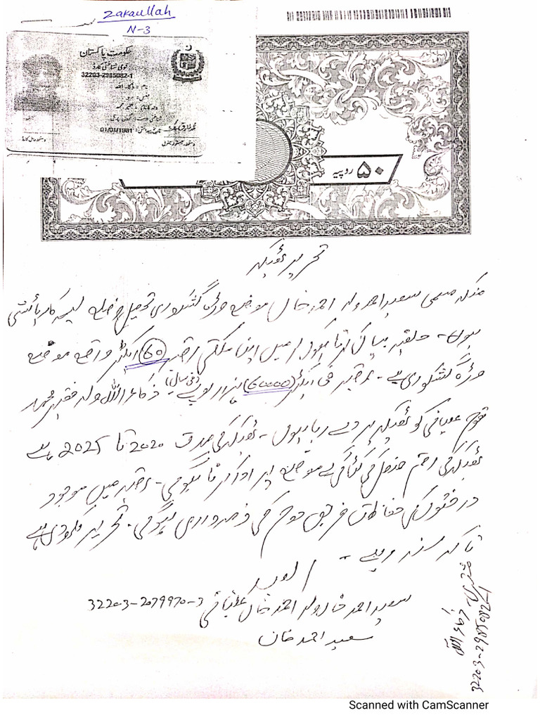 6 - Zaka Ullah (SO) Faqir Muhammad | PDF