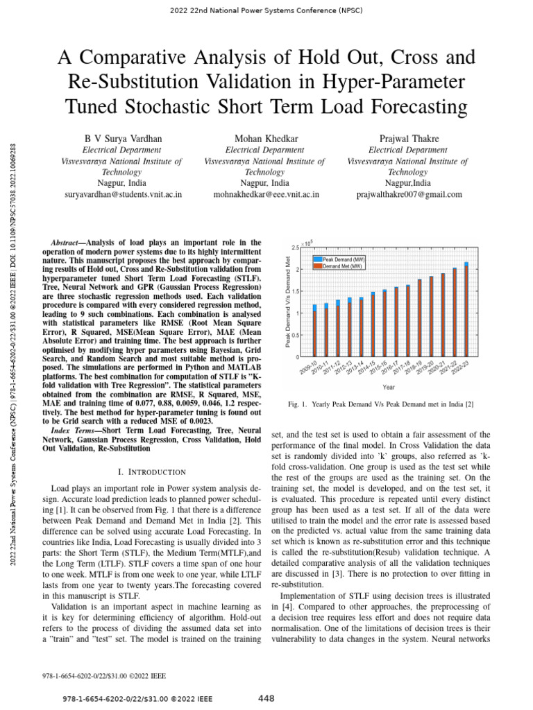 A Comparative Analysis of Hold Out - Cross and Re-Substitution ...