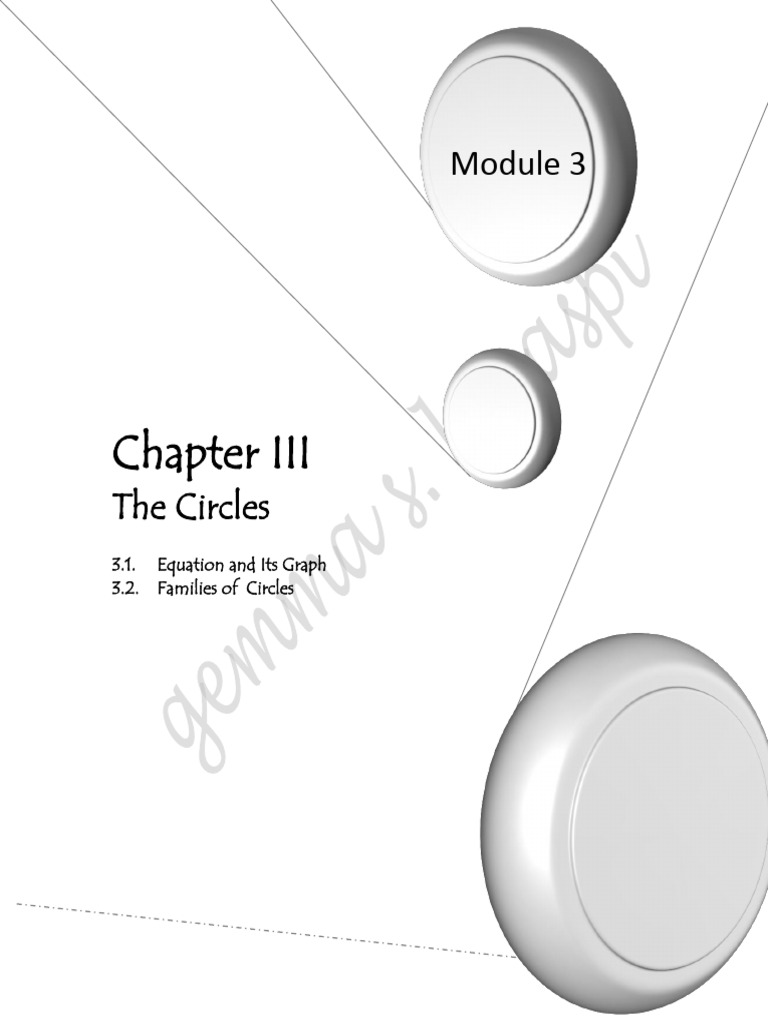 Understanding Circle Equations and Graphs | PDF | Circle | Equations