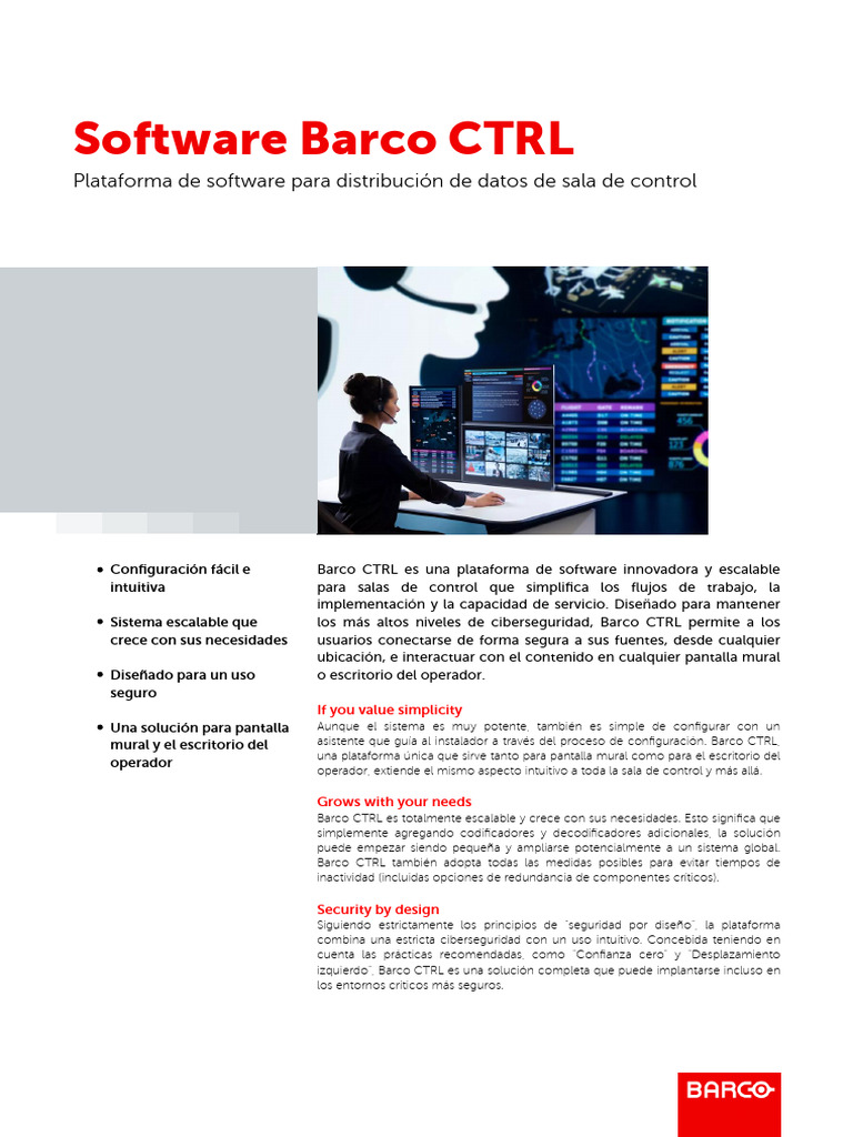 Software Barco CTRL_es | PDF Software Barco CTRL_es | PDF